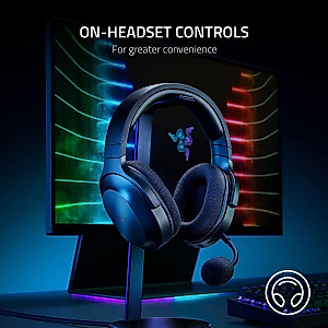 Razer Barracuda X - Wireless Multi-Platform Gaming and Mobile Headset (Wireless USB-C Multi-Platform Connectivity, 250g Ergonomic Design, 40 mm Drivers, 20 Hours Battery Life) Black