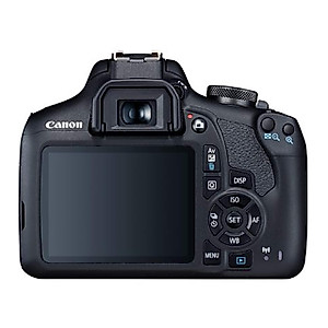 Canon EOS Rebel T7 / 2000D DSLR Camera w/EF-S 18-55mm F/3.5-5.6 Zoom Lens + 128GB Memory + Case + Tripod + Filters (36pc Bundle)