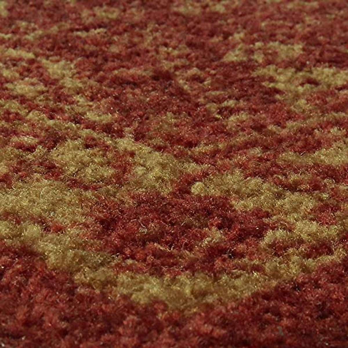 Maples Rugs Georgina Traditional Area Rugs for Living Room & Bedroom [Made in USA], 5 x 7, Red/Gold