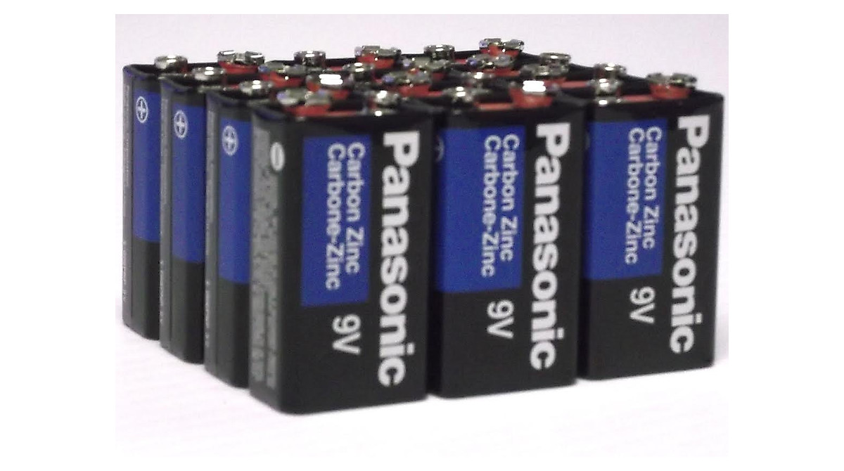Panasonic Super Heavy Duty 9V Batteries - 12 Pack Deal