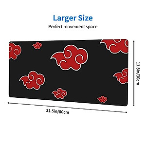 Anime Mouse Pad for Computer - Anime Gaming Large Mouse Pad Non Slip Rubber Mat for Computers, Desktop PC Laptop Office Big Mouse Pad 31.5x11.8x0.12inch