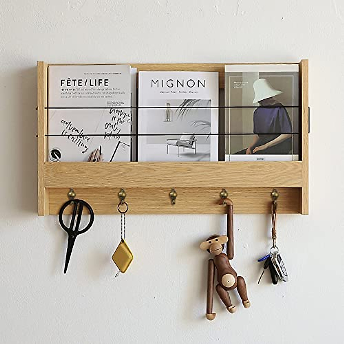 Svaitend 20 Pcs Zinc Alloy Pushpin Hook Hanger Reusable Hanging Hooks (Bronze)