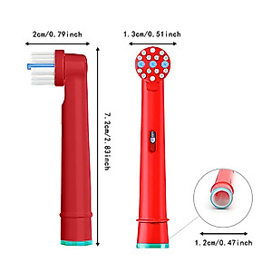 Kids Toothbrush Replacement Heads ​for Oral B Electric Toothbrush Replaced Brush Heads Soft Bristles for Children 8 Pack