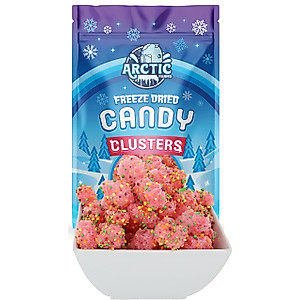 Arctic Farms Freeze Dried Candy Gummy Clusters Candies 2oz Bagged and Boxed (Rainbow)