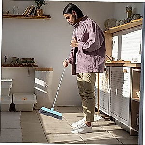 BUTIFULSIC 1pc Cleaning Floor Brush Tiles Cleaning Floor Brooms Rug Scrubber for Carpet Home Cleaning Mop Bathroom Floor Brush Reach Scrubber Brush Dust Mop Green Abs