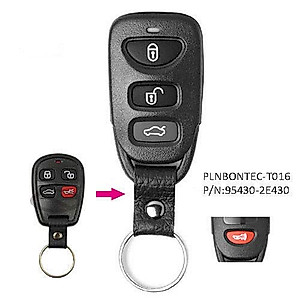 Keyecu Remote Control Car Key 315MHz Fob for Kia Sorento 2004-2006 PLNBONTEC-T016