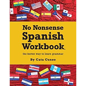 No Nonsense Spanish Workbook: Jam-packed with grammar teaching and activities from beginner to advanced intermediate levels