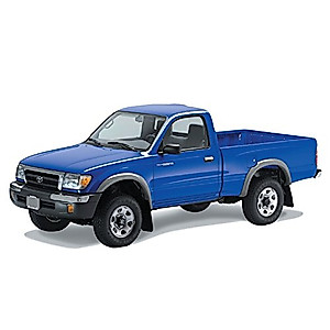 Bushwacker Extend-A-Fender Extended Front & Rear Fender Flares | 4-Piece Set, Black, Smooth Finish | 31911-11 | Fits 1995-2004 Toyota Tacoma 4WD w/ 6.2' Bed