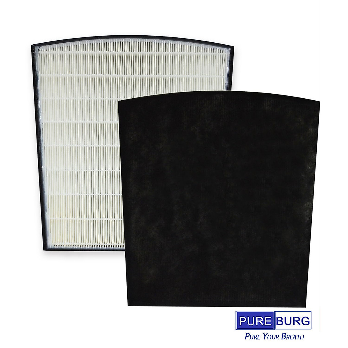 PUREBURG HP800 True HEPA Replacement Filter Set Compatible with Hunter HP800 Air Purifier, Replace Part H-HF800-VP H-PF800,H13 Activated Carbon Pre-Filter