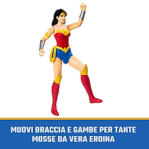 DC Comics 12-Inch Wonder Woman Action Figure, Kids Toys for Boys and Girls