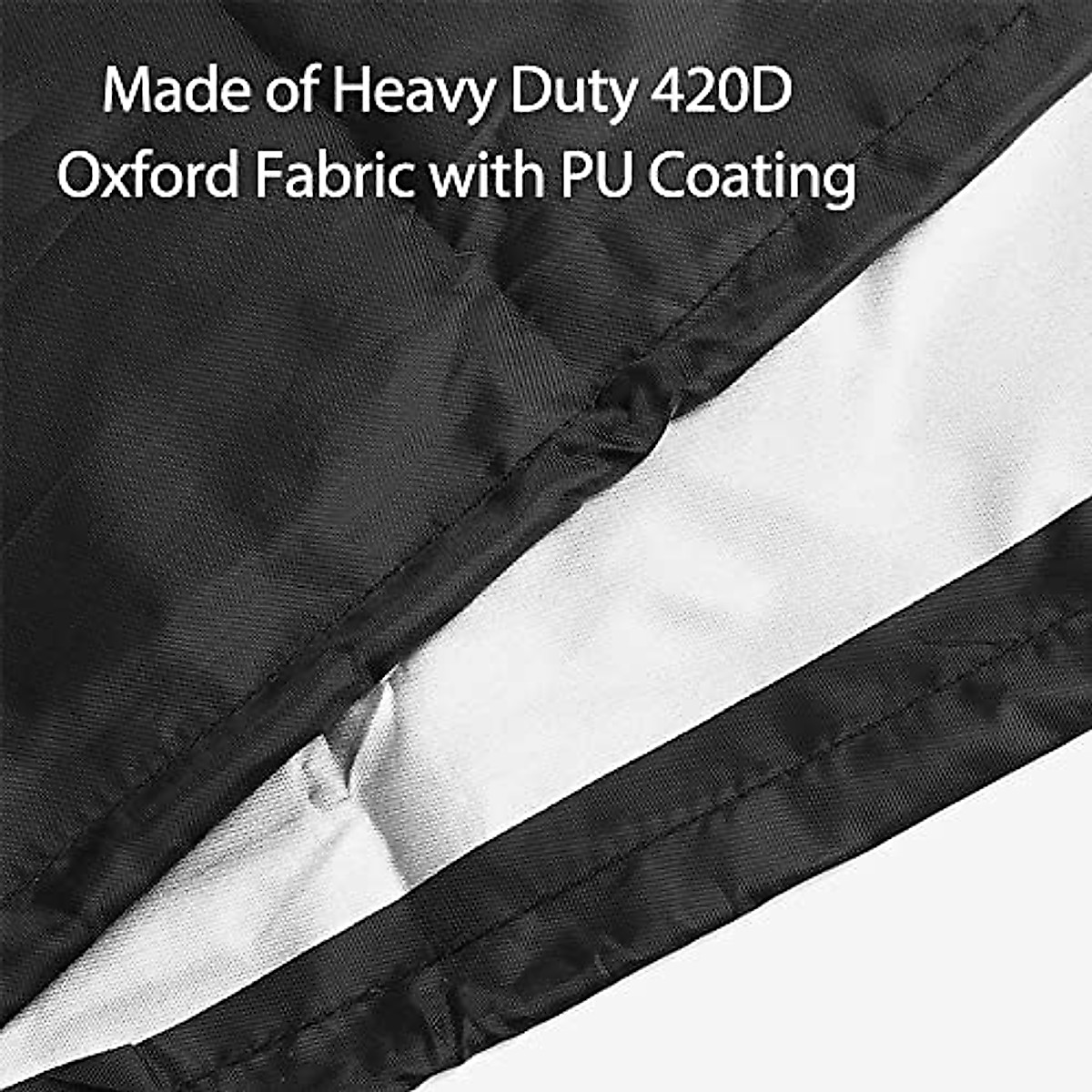 YardJoyliz Waterproof 6ft Oval Stock Tank Pool Cover