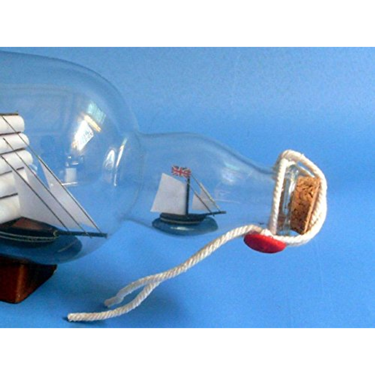 Hampton Nautical Cutty Sark Model Ship in a Glass Bottle, 11"