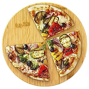 TB Home 10” Bamboo Lazy Susan Organizer for Kitchen, Turntable for Cabinet, Table or Pantry