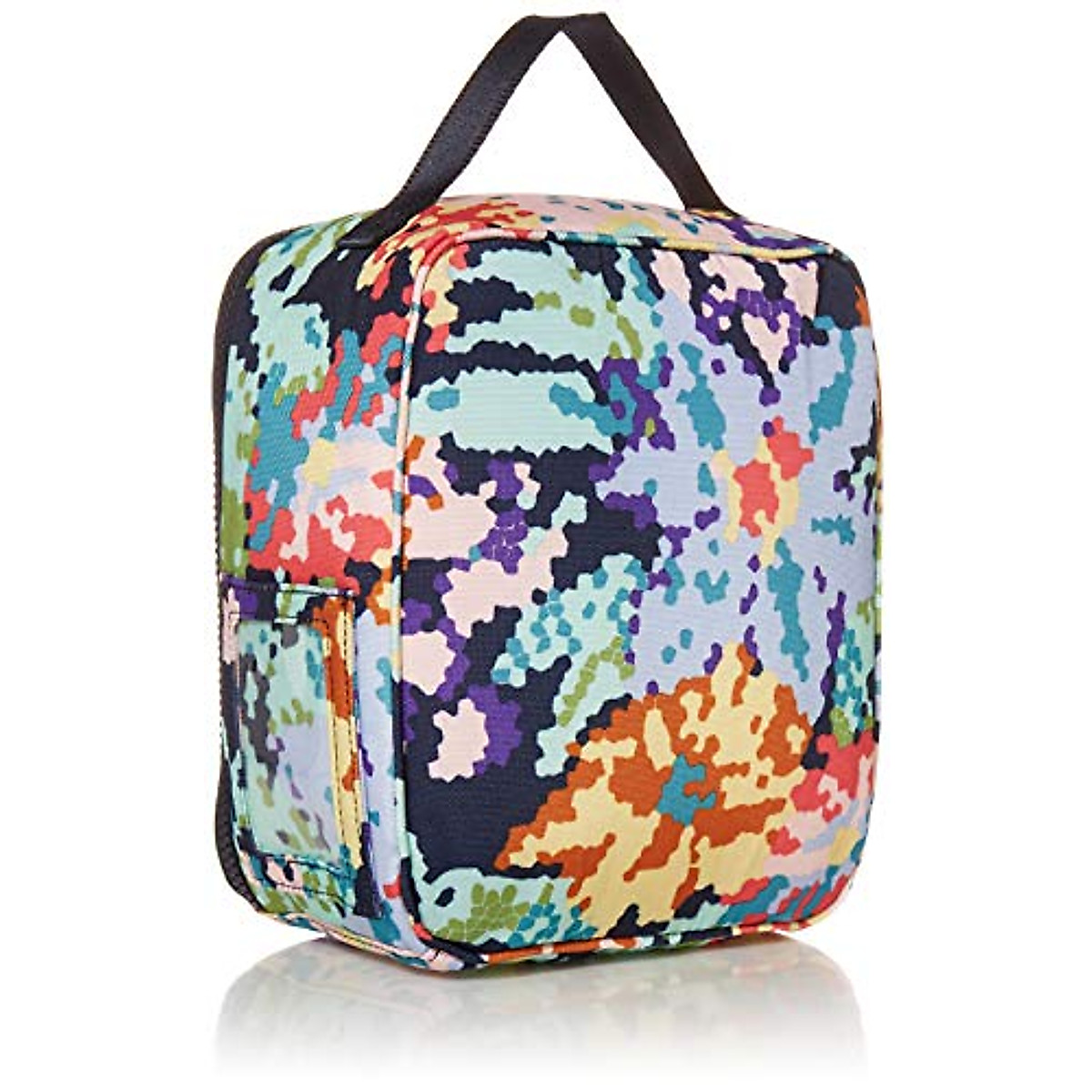 Vera Bradley Women's Recycled Lighten Up ReActive Lunch Bunch Lunch Bag, Happy Blooms Cross-Stitch, One Size