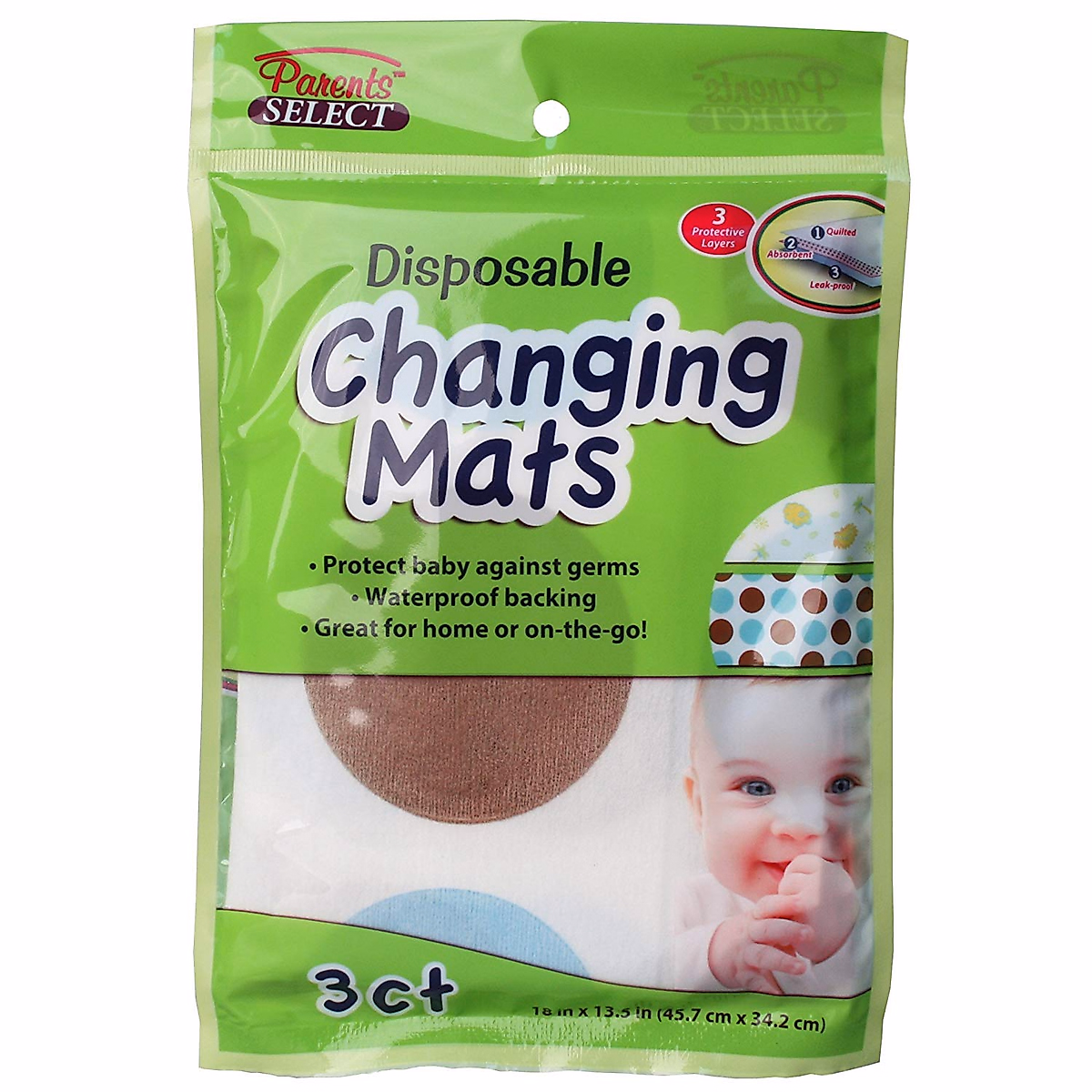 Disposable Changing Mats Bulk Case of 24