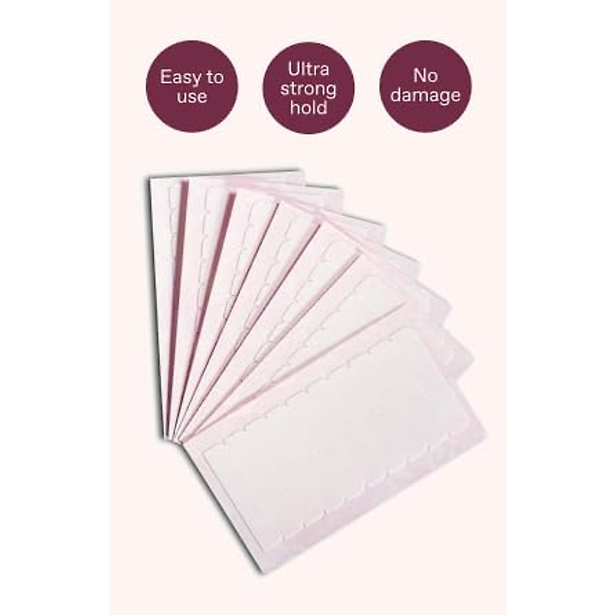 Glam Seamless Double Sided Tape for Hair Extensions, Replacement Tape for Tape in Hair Extensions - 60 Tabs Pack