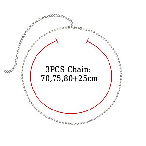 Rhinestone Layered Body Chain Sliver Sexy Crystal Metal Belly Waist Chains Evening Rave Nightclub Multilayered Adjustable Body Accessories Jewelry for Women(3pcs)
