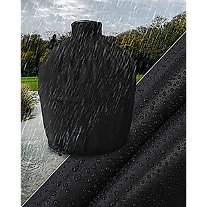 SHINESTAR Upgraded Grill Cover for Kamado Joe Classic, Char-Griller Akorn, Large Big Green Egg, 2-in-1 Ceramic Charcoal Grill Cover, Heavy Duty & Waterproof