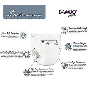 Bambo Nature Premium Training Pants (SIZES 4 TO 6 AVAILABLE), Size 5, 100 Count