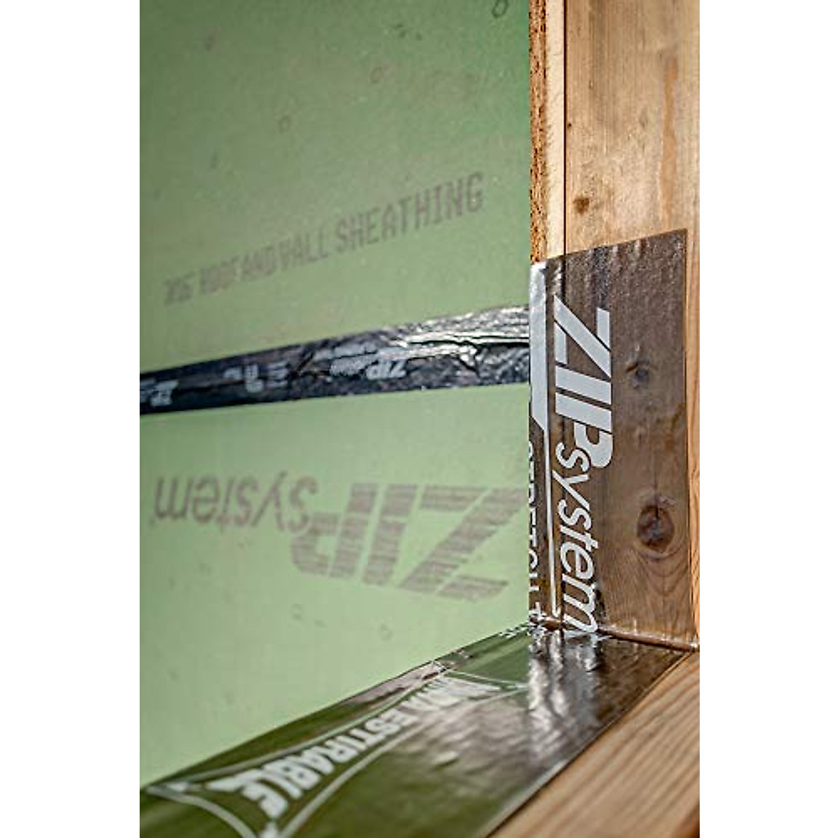 ZIP System Stretch Tape | 6 inches x 20 feet | Self-Adhesive | Weather-Resistant | Flexible Flashing Tape