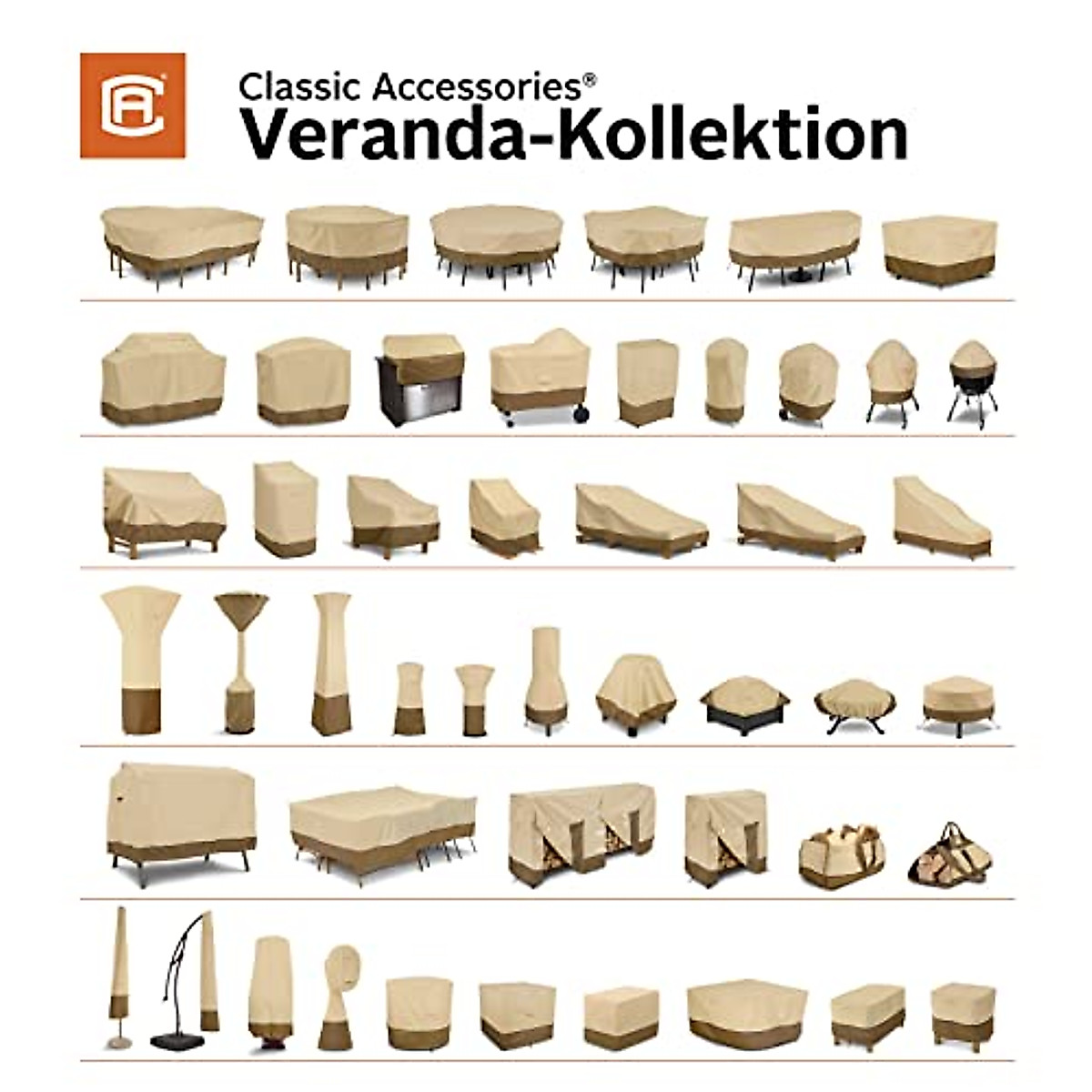 Classic Accessories Veranda Water-Resistant 31.5 Inch Adirondack Chair Cover, Patio Furniture Covers