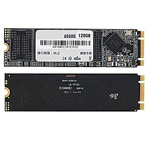 M.2/NGFF Solid State Drive, 2280 128GB SSD with 551MB/S Reading Speed and 212MB/S Writing Speed for Laptop Desktop Computer AS606