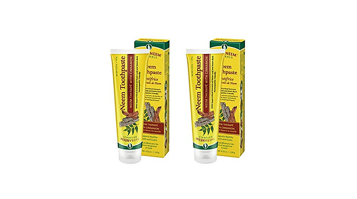 TheraNeem Neem Toothpaste, Cinnamon | Supports Healthy Teeth and Gums ...