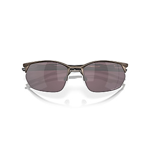 Oakley Men's OO4145 Wire Tap 2.0 Rectangular Sunglasses, Pewter/Prizm Daily Polarized, 60 mm
