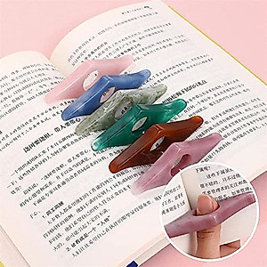 Thumb Book Brace Resin Bookmark Book Stand Gift Ornaments Glue Book Reading Drop Aid Expander Bookmark