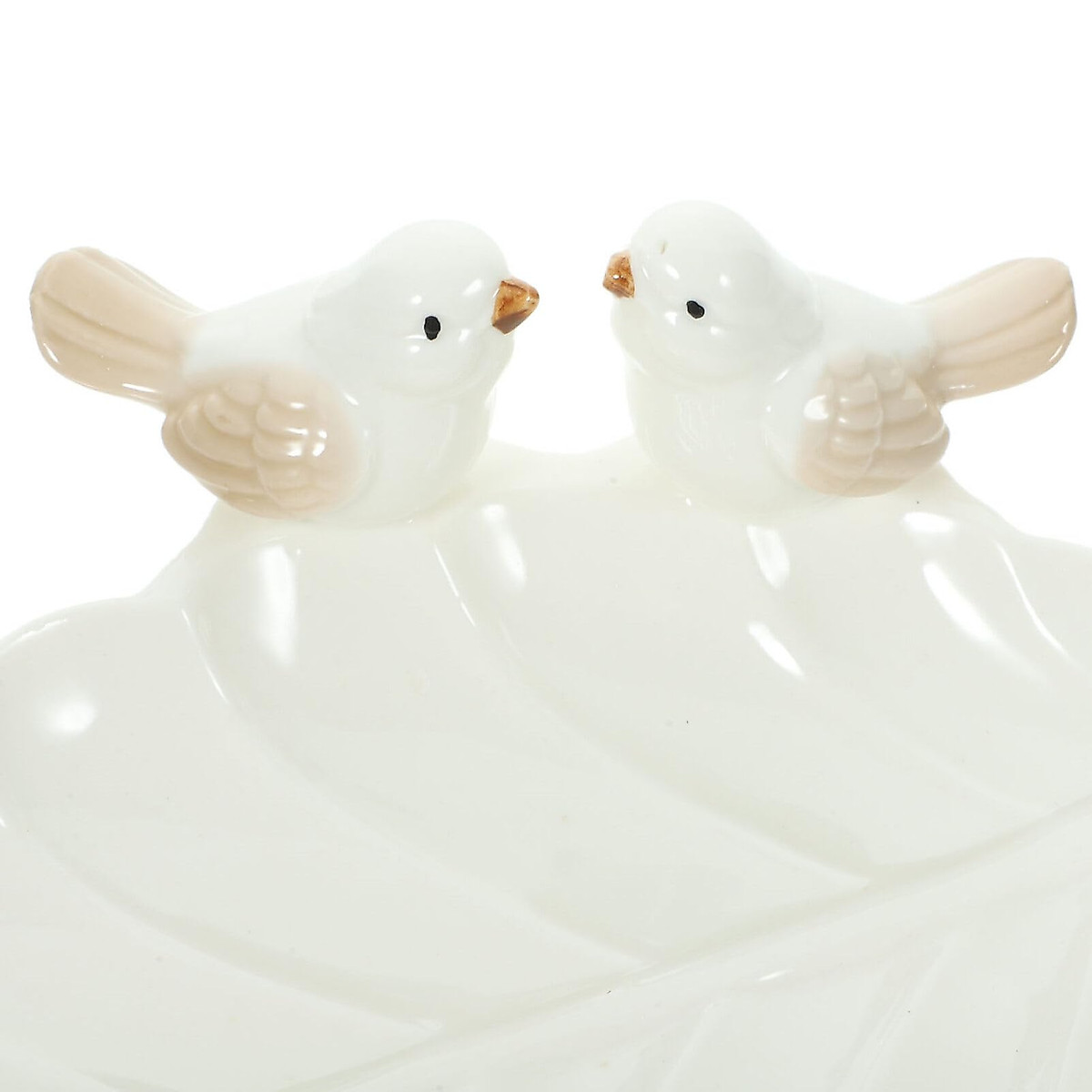 Alipis Jewelry Tray Earring Holder Necklace Display Dish Serving Trays Ceramic Ring Plate Desktop Necklace Container Candy Serving Dishes Display Tray Small Tray 3d Ceramics Dessert Plate