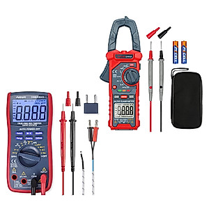 AstroAI TRMS 6000 Counts Multimeter with Large Backlit Display + 4000 Counts Auto-ranging Digital Clamp Meter