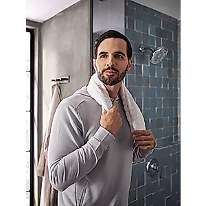 Moen N400R0CH Quattro Rainshower Showerhead with Four Unique Shower Experiences, Chrome