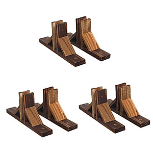 Happyyami 6 Pcs Dog Gate Support Feet Safety Fence Feet Base Floor Protection Feet Pet Enclosure Partition Support Legs Pet Supplies Shelves Fence Supplies Screen Wooden Outdoor Product Baby