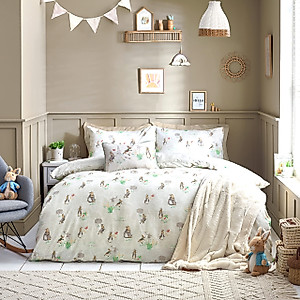 Peter Rabbit™ Classic Single Duvet Cover Set, Cotton, Natural