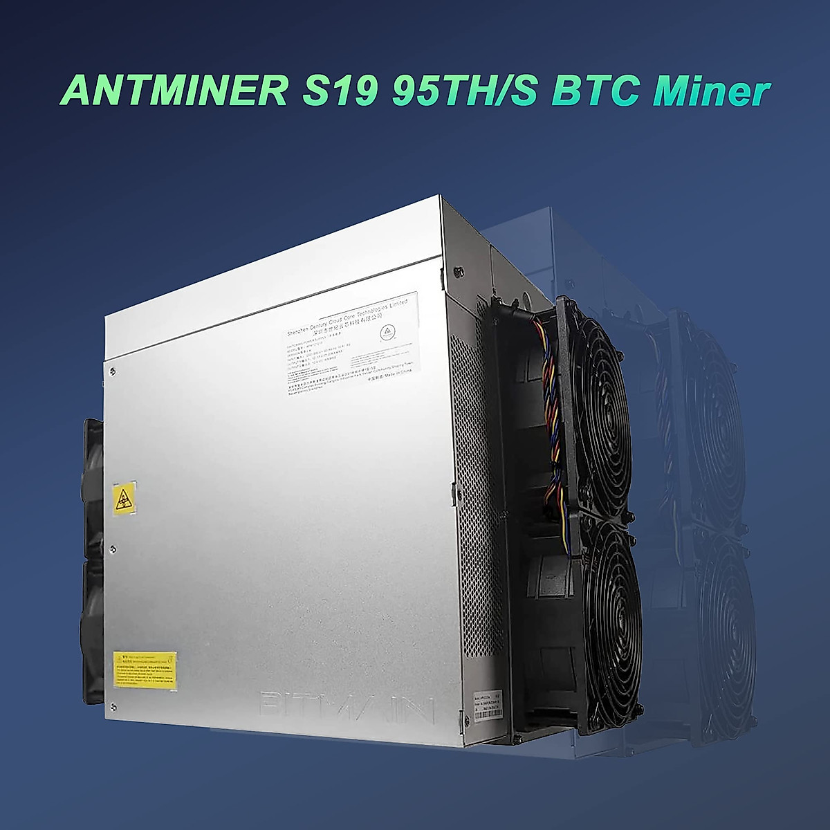 New Antminer S19 95TH/S Bitcoin Miner BTC Miner Include Mining Power Supply PSU, Professional Antminer Bitcoin Miner Supplier