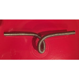 Twister Straw. The ONLY Flexible & Reusable Steel Drinking Straw. 3 Pack Bendable 10 Inch. Stainless Steel Reusable Straw. Environmentally Friendly, Processed in USA to Medical Grade (10 Inch)