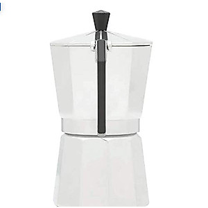 Coffee Espresso Maker/Moka Express, Aluminum, Stove Top, For 6 Cups