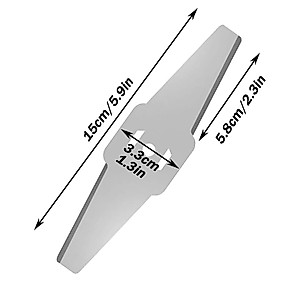 Metal Lawn Mower Saw Blade Head Replacement,4 Pcs Electric Grass Trimmer Blade Edger Lawn Tool,Brush Cutter Metal Lawn Cutter Rotary Weed Brush Blades Cordless Weed Wacker Razor Trimmer Head
