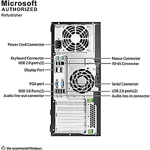 HP ProDesk 600 G2 Small Form Factor PC, Intel Quad Core i5-6500 up to 3.6GHz, 16G DDR4, 512G SSD, 4K Support, VGA, DP, Win 10 Pro 64-Multi-Language Support English/Spanish/French(Renewed)