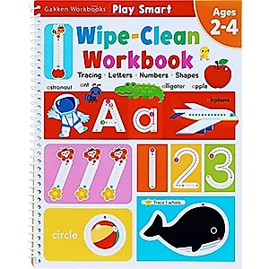 Play Smart Wipe-Clean Workbook, Ages 2-4
