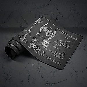 Spaceship Space Mouse mat, Sci-fi Control Console Display Desk Mat, Large Mouse pad for Desk, Gamer Mouse pad, Laptop Pad Mat, Gaming Accessories, Computer Accessories, Gaming Room Decor, SciFi Gift
