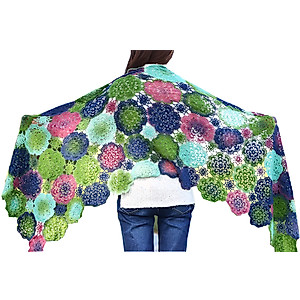 Wool Yarn for Crocheting 3.5oz Cashmere Multicolor Yarn Fancy Yarn MQ5-014