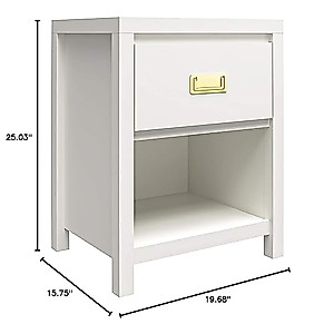 Little Seeds Monarch Hill Haven Kids' Nightstand, White
