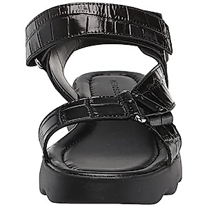 Aerosoles Women's Wave Sport Sandal, Black Croco, 8