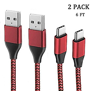 2Pack-6Ft 3A Fast USB C Cable for Charging New Fire HD 10,Fire HD10 Plus,(9th 11th Gen-2019 2021),Fire HD 8,8 Plus(10th Gen-2020),Fire HD7 2022,Fire Kids Pro,Kids Edition