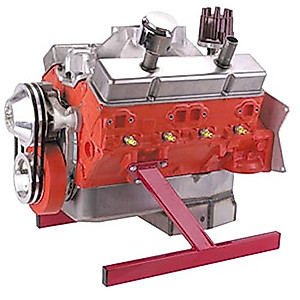 Speedway Motors SBC/BBC Rolling Engine Storage Stand, Lightweight, Compact, with 3"x1-1/4" Casters, 2 Swivel and 2 Non-Swivel, Each Rated 300lbs, Easy Mobility in Garage or Shop, 5/16" Holes