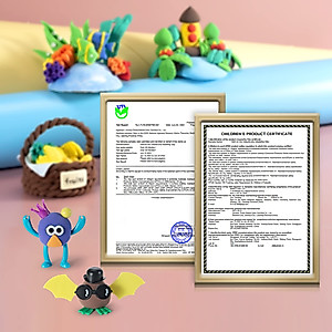 Air Dry Clay Kit, 42 Corlors Modeling Clay for Kids, Safe & Non-Toxic Super Light DIY Soft Magic Clay, Molding Clay with Sculpting Tools and Tutorial Cards,Arts and Crafts Gift for Kids.…