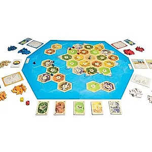 CATAN Seafarers Board Game Expansion - Explore, Settle, and Conquer New Isles! Strategy Game, Family Game for Kids and Adults, Ages 10+, 3-4 Players, 60 Minute Playtime, Made Studio