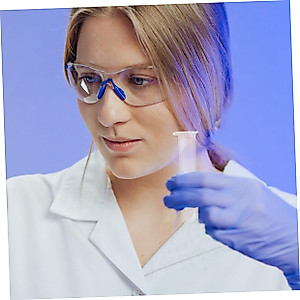 ULDIGI 60pcs Bead Bottle Embroidery Case Storage Case Organizer Felting Storage Pin Storage Sewing Tubes Holder Transparent Plastic