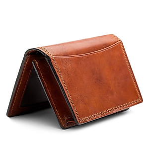 Bosca | Men’s 2 Pocket Card Case Wallet w/I.D. Window in Dolce Italian Leather